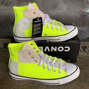 Converse | Shoes | Converse Ctas Hi Lemon Venomwhitemulti Mens | Poshmark